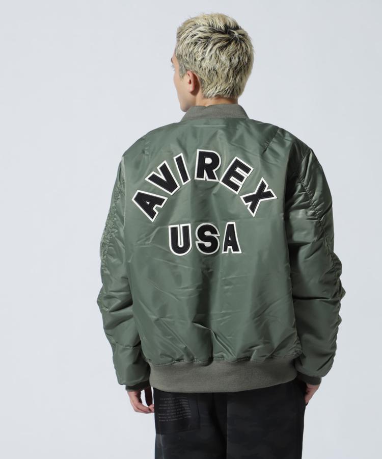 【楽天市場】AVIREX 公式通販｜ 背中にロゴ！定番フライトジャケット 新色を追加して新登場！ MA-1 COMMERCIAL LOGO/エムエーワンコマーシャル ロゴ (アビレックス ア ...