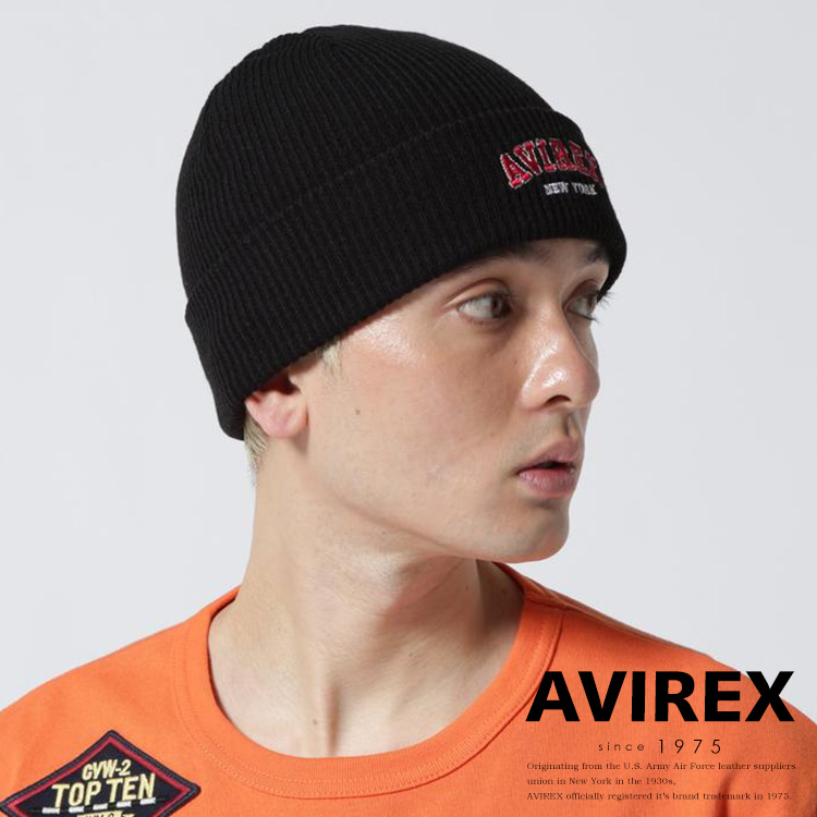 【楽天市場】AVIREX 公式通販｜LOGO WATCH CAP / ロゴ ワッチ キャップ / ビーニー(アビレックス アヴィレックス ...