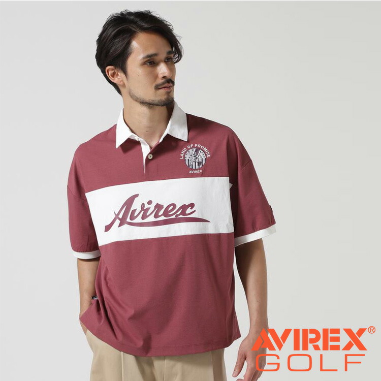 【楽天市場】AVIREX 公式通販｜《GOLF WEAR》CALIFORNIA レトロ オーバー ポロ(アビレックス アヴィレックス)メンズ 男性：AVIREX