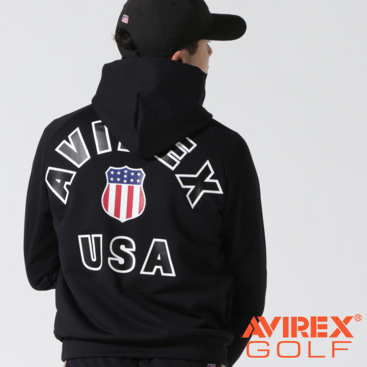 【楽天市場】AVIREX 公式通販｜《GOLF WEAR》フーディー スウェット プルオーバー(アビレックス アヴィレックス)メンズ 男性：AVIREX
