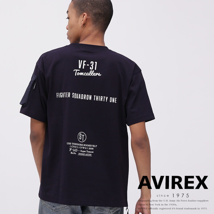 【楽天市場】AVIREX 公式通販｜MIL. POCKET T-SHIRT / ミリタリーポケット 半袖Tシャツ(アビレックス アヴィレックス)メンズ 男性：AVIREX