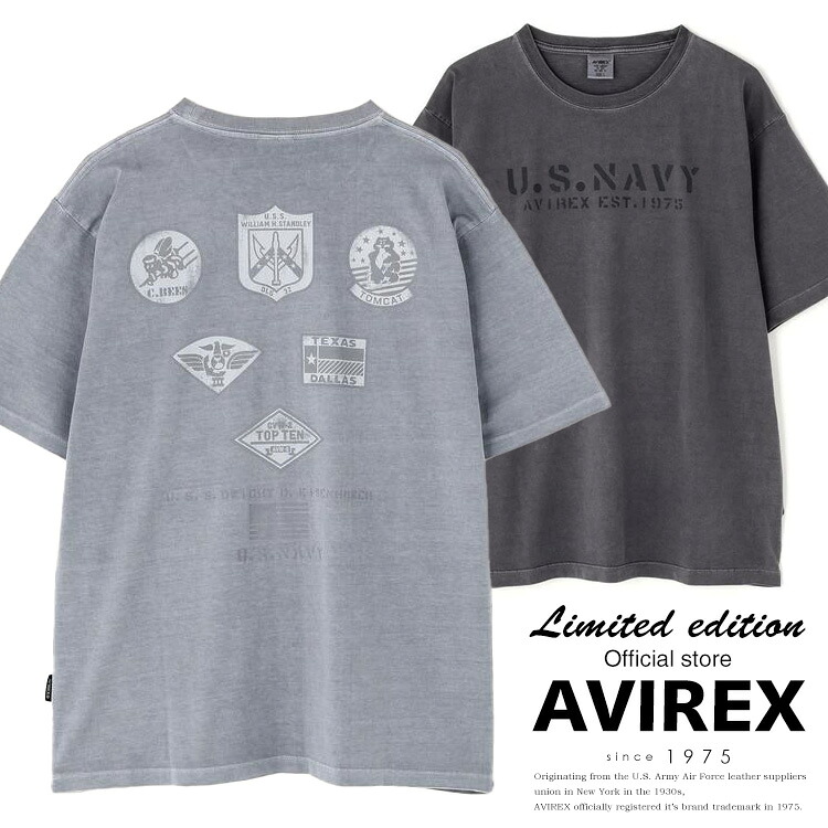 【楽天市場】 AVIREX 公式通販｜《直営店限定》FADE WASH TOP GUN T-SHIRT/フェードウォッシュ トップガン Tシャツ(アビレックス アヴィレックス)メンズ 男性 ...