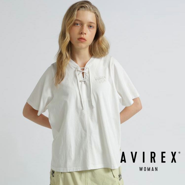 【楽天市場】AVIREX 公式通販｜HALF SLEEVE BACK LAYERED GRAPHIC T-SHIRT(アビレックス アヴィレックス)レディース 女性：AVIREX