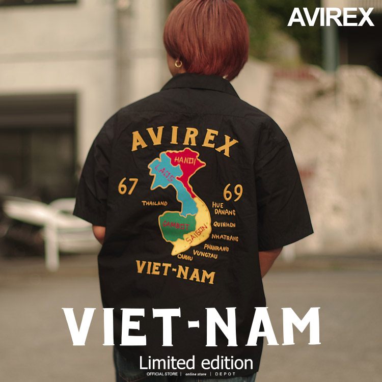 【楽天市場】★SALE｜AVIREX 公式通販｜《WEB&DEPOT限定》 VIETNAM SHIRT/ベトナム シャツ(アビレックス アヴィレックス)メンズ 男性 レディース 女性※セール品 ...