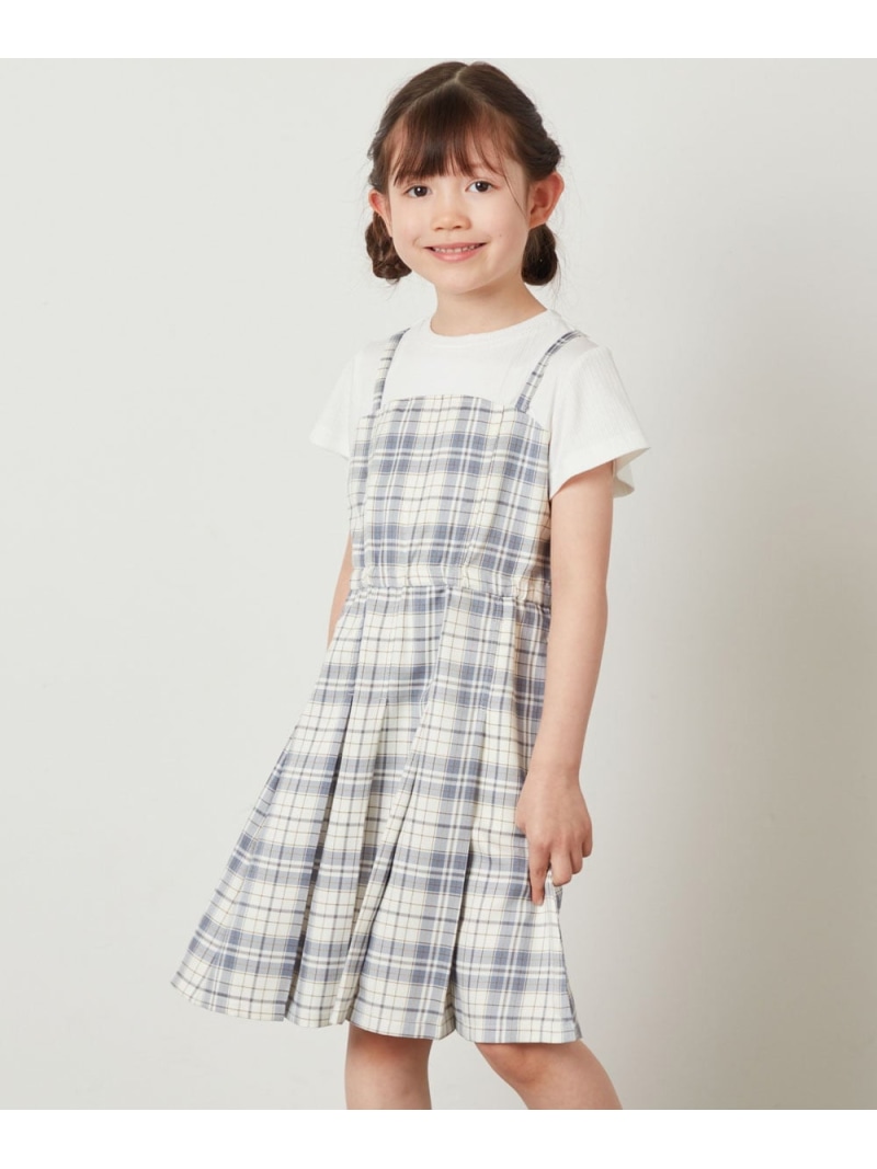 【楽天市場】【SALE／50%OFF】[100-130]ドッキングワンピース a.v.v アー・ヴェ・ヴェ ワンピース・ドレス ワンピース ブルー【RBA_E】[Rakuten Fashion ...