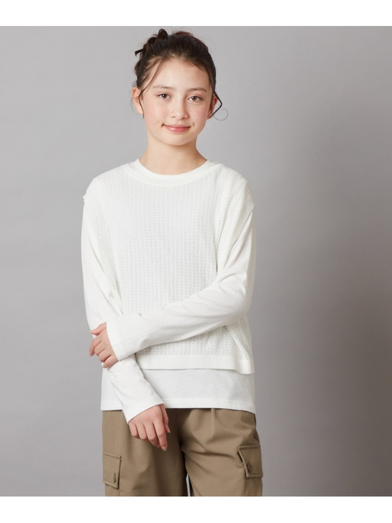 【楽天市場】【SALE／70%OFF】[140-150]【2点セット】メッシュベストセット a.v.v アー・ヴェ・ヴェ トップス ニット ブラック ホワイト【RBA_E】[Rakuten ...