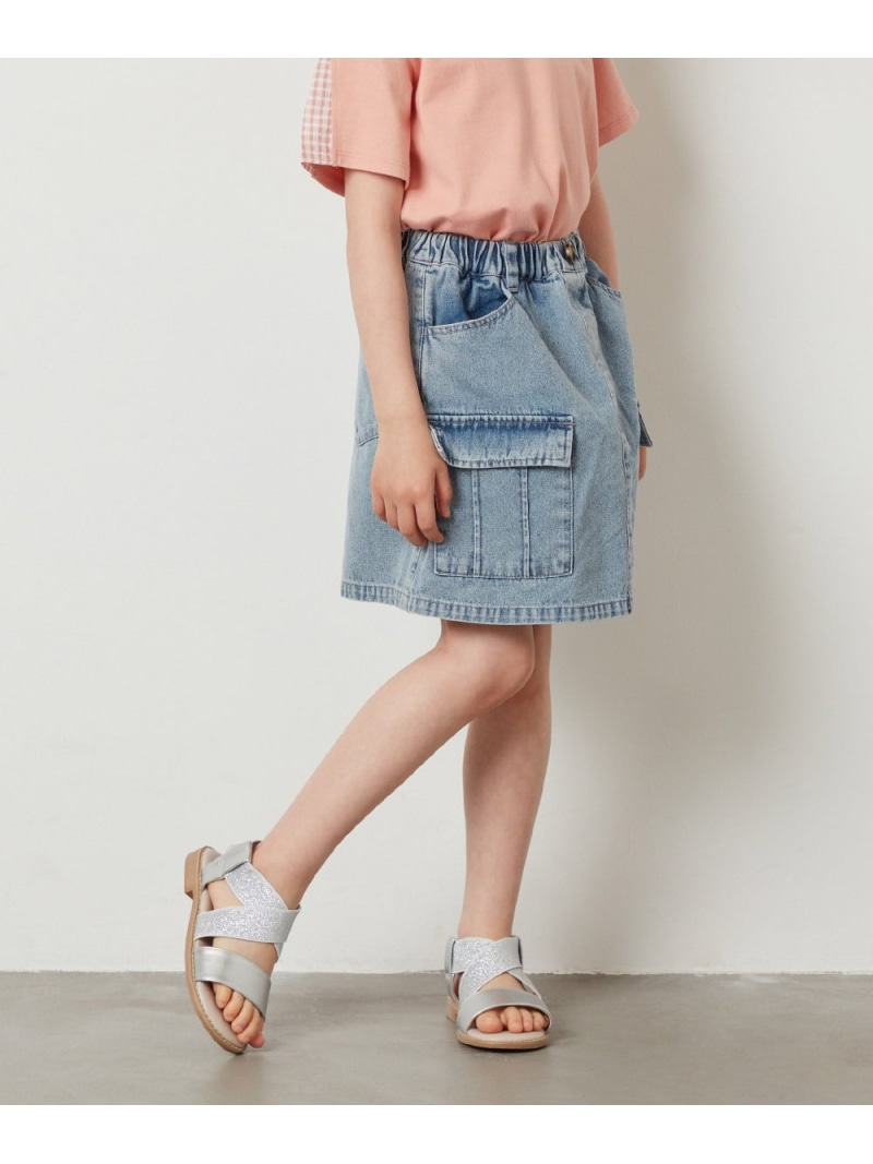 【楽天市場】【SALE／50%OFF】[100-130]カーゴポケットスカパン a.v.v アー・ヴェ・ヴェ パンツ その他のパンツ ブラック ブルー【RBA_E】[Rakuten ...