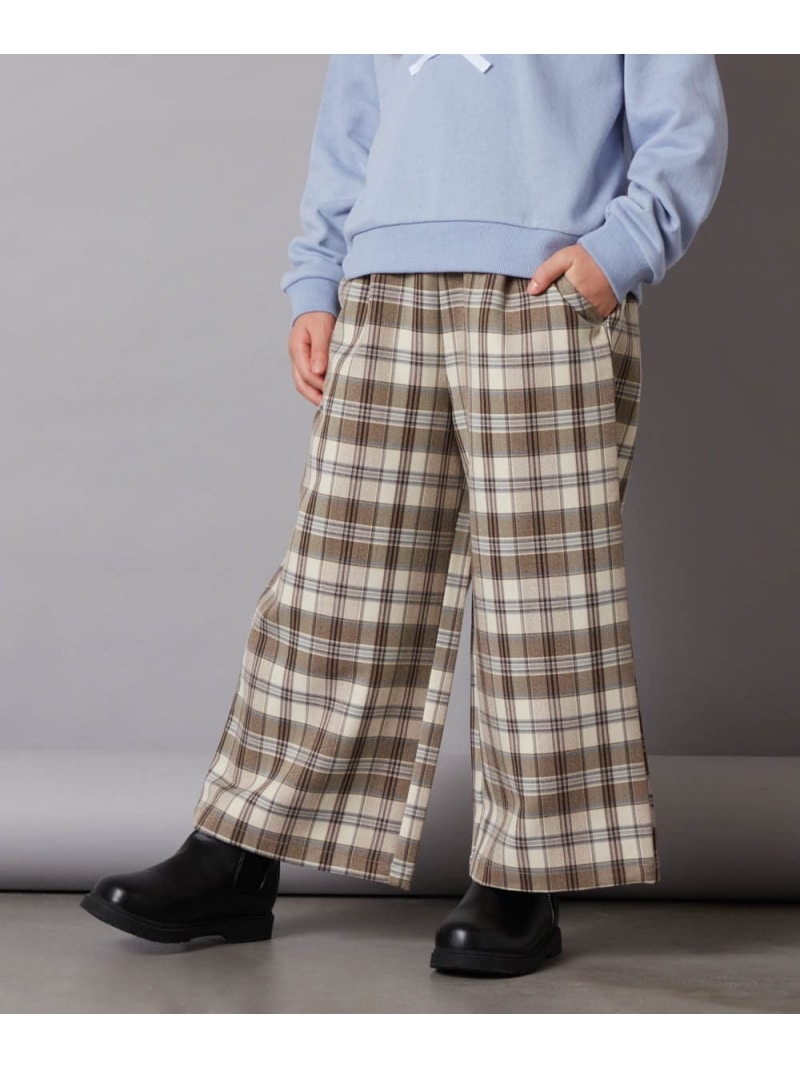 【楽天市場】【SALE／49%OFF】[140-150]サスペンダー付きワイドパンツ a.v.v アー・ヴェ・ヴェ パンツ その他のパンツ グレー ブラック ブルー ベージュ【RBA_E ...