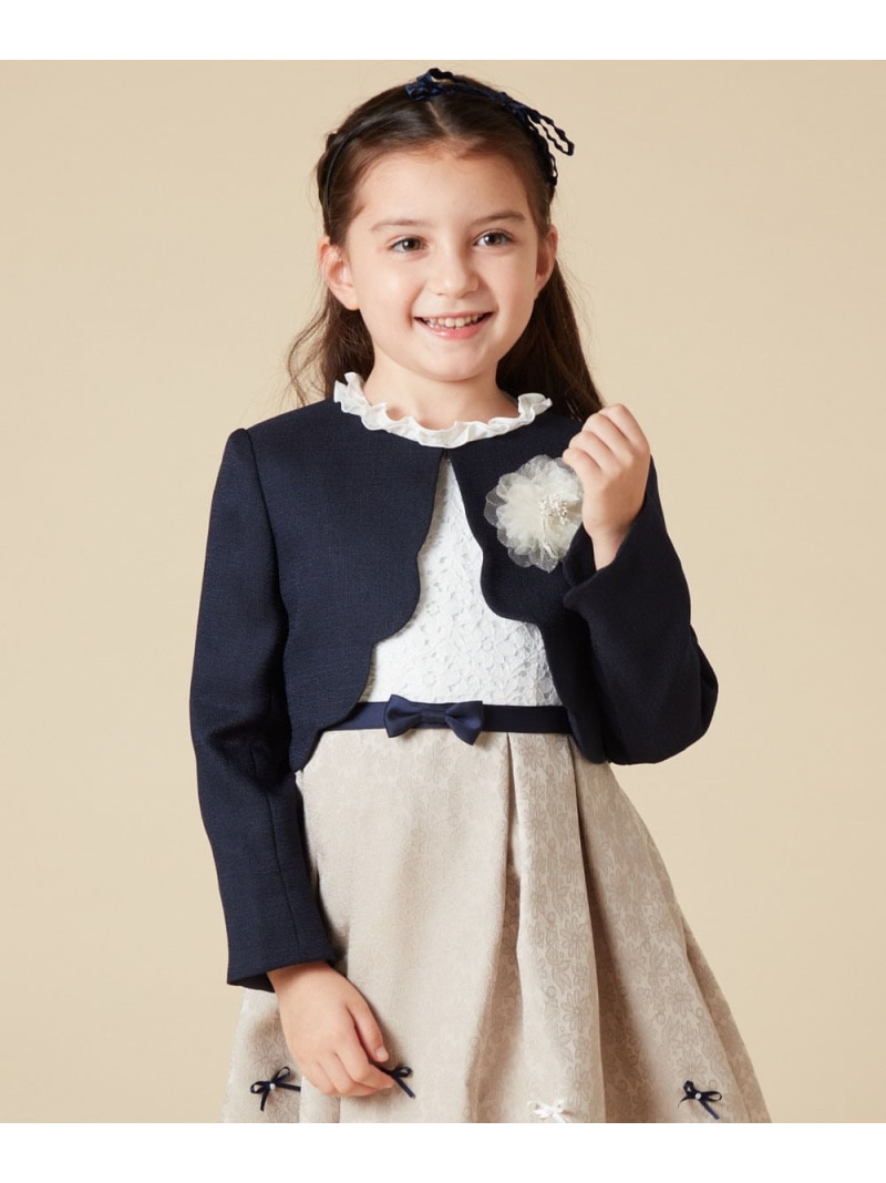 【楽天市場】【SALE／10%OFF】[100-130]【結婚式/セレモニー/オケージョン】スカラップジャケット a.v.v アー・ヴェ・ヴェ スーツ・フォーマル スーツジャケット ホワイト ...