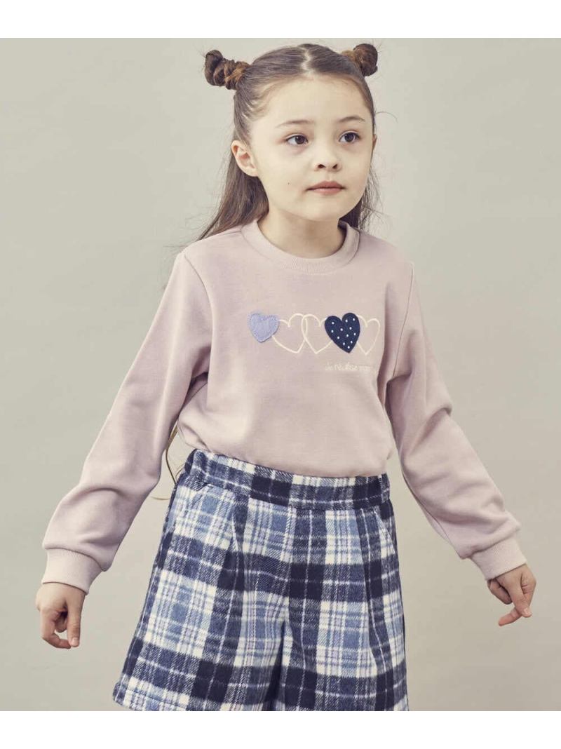 【楽天市場】【SALE／50%OFF】[100-130]ハートモチーフトレーナー a.v.v アー・ヴェ・ヴェ トップス カットソー・Tシャツ ピンク ネイビー【RBA_E】[Rakuten ...