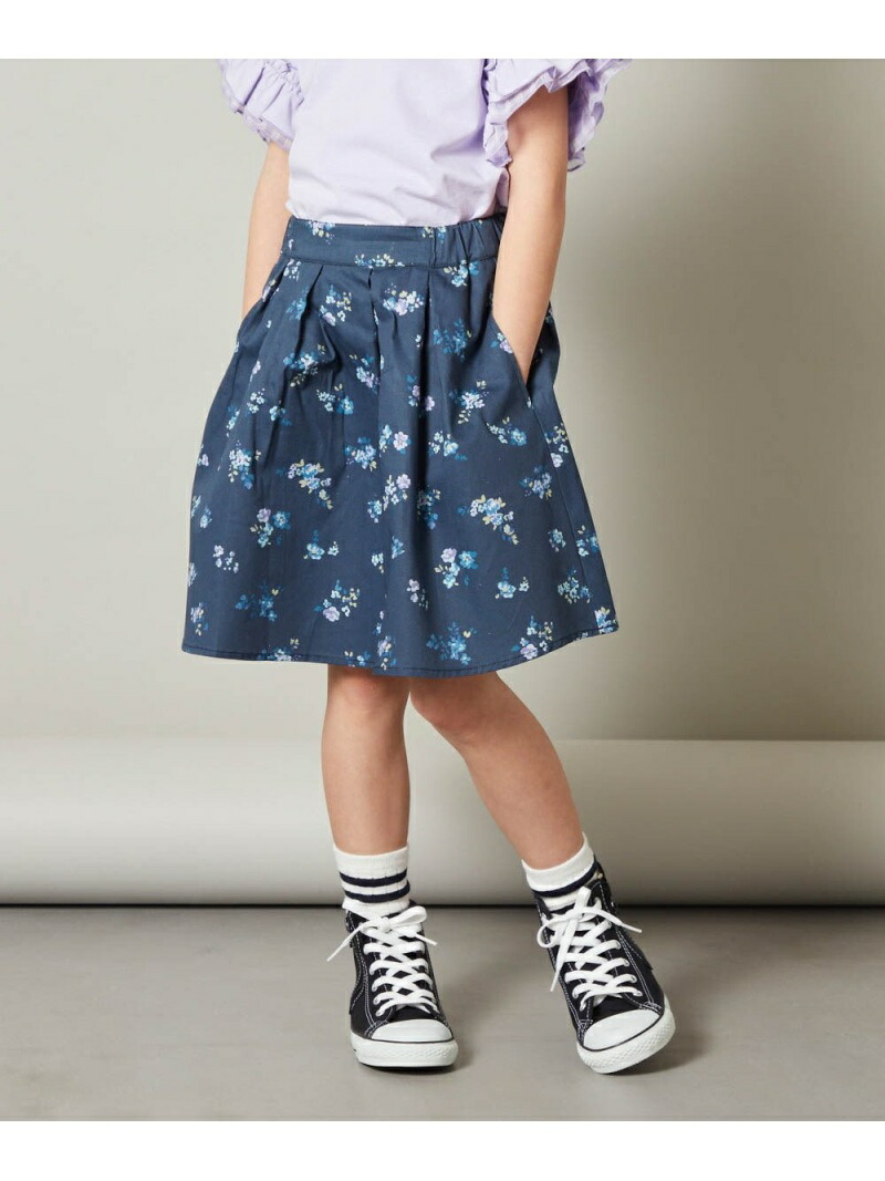 【楽天市場】【SALE／50%OFF】[100-130]タックフレアスカート a.v.v アー・ヴェ・ヴェ スカート その他のスカート ネイビー【RBA_E】[Rakuten Fashion ...