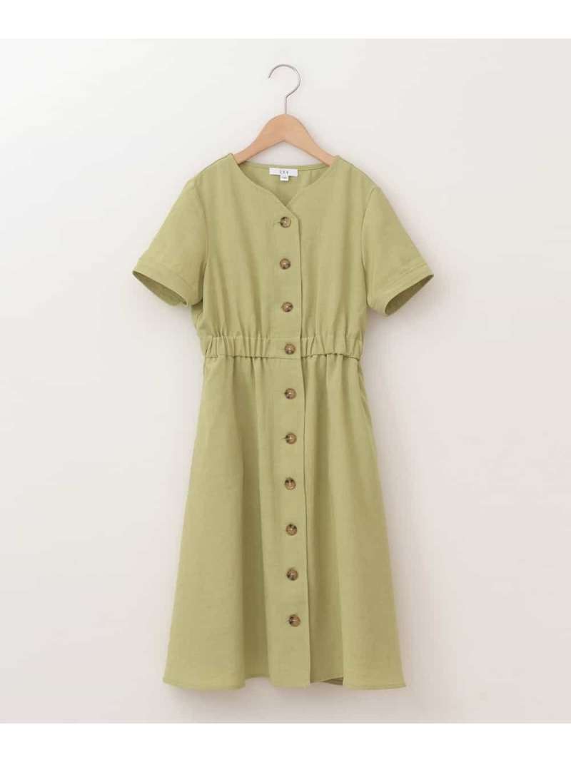 【楽天市場】【SALE／50%OFF】[100-130]【洗える】マエアキワンピース[WEB限定サイズ] a.v.v アー・ヴェ・ヴェ ワンピース・ドレス ワンピース グリーン ベージュ ...