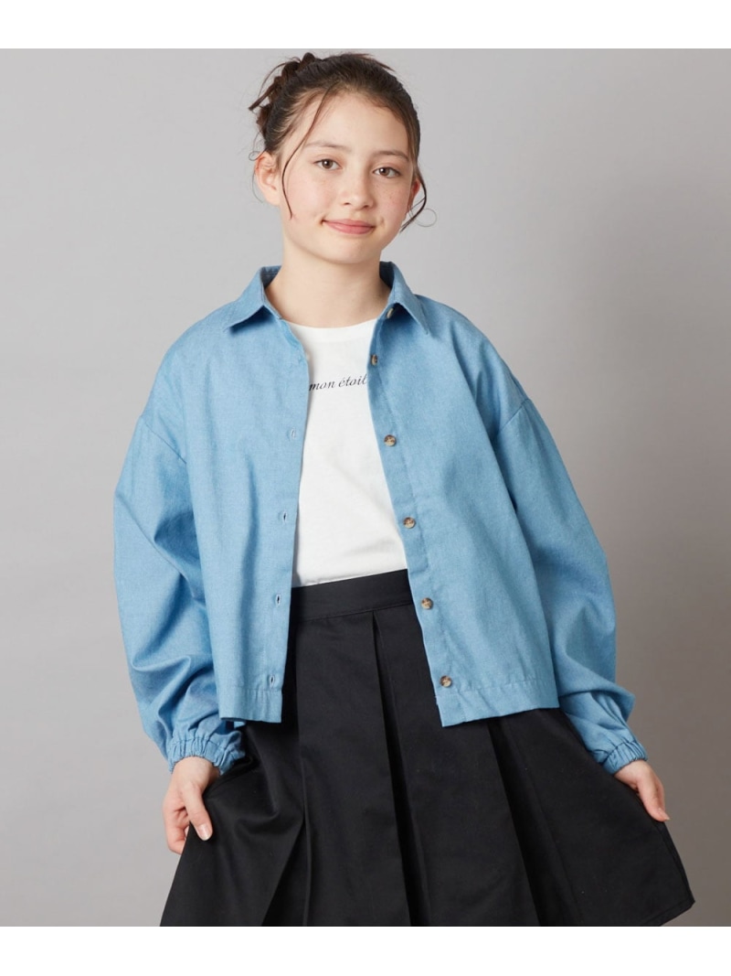 【楽天市場】【SALE／60%OFF】[140-150]クロップドシャツ a.v.v アー・ヴェ・ヴェ トップス シャツ・ブラウス ブルー【RBA_E】[Rakuten Fashion]：a.v.v