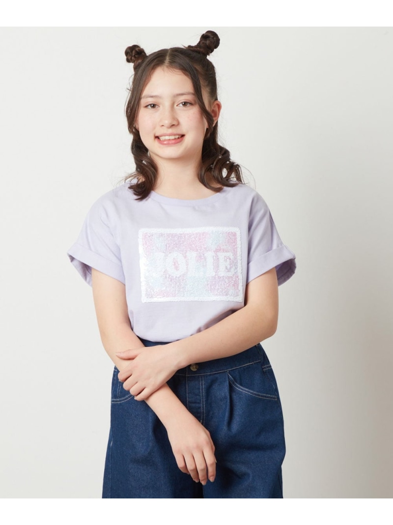 【楽天市場】【SALE／46%OFF】[140-150]スパンコールTシャツ a.v.v アー・ヴェ・ヴェ トップス カットソー・Tシャツ パープル ホワイト【RBA_E】[Rakuten ...