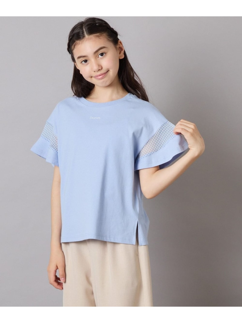 【楽天市場】【SALE／10%OFF】[160]シアーギンガムキリカエスリーブTシャツ a.v.v アー・ヴェ・ヴェ トップス カットソー・Tシャツ ホワイト ピンク ブラック【RBA_E ...