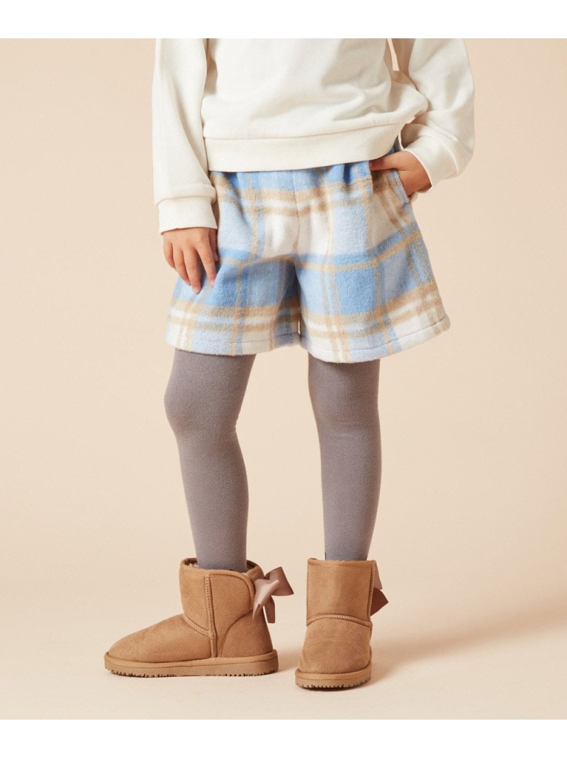【楽天市場】【SALE／50%OFF】[100-130]シャギーチェックショートパンツ a.v.v アー・ヴェ・ヴェ パンツ その他のパンツ ブラウン ブルー【RBA_E】[Rakuten ...