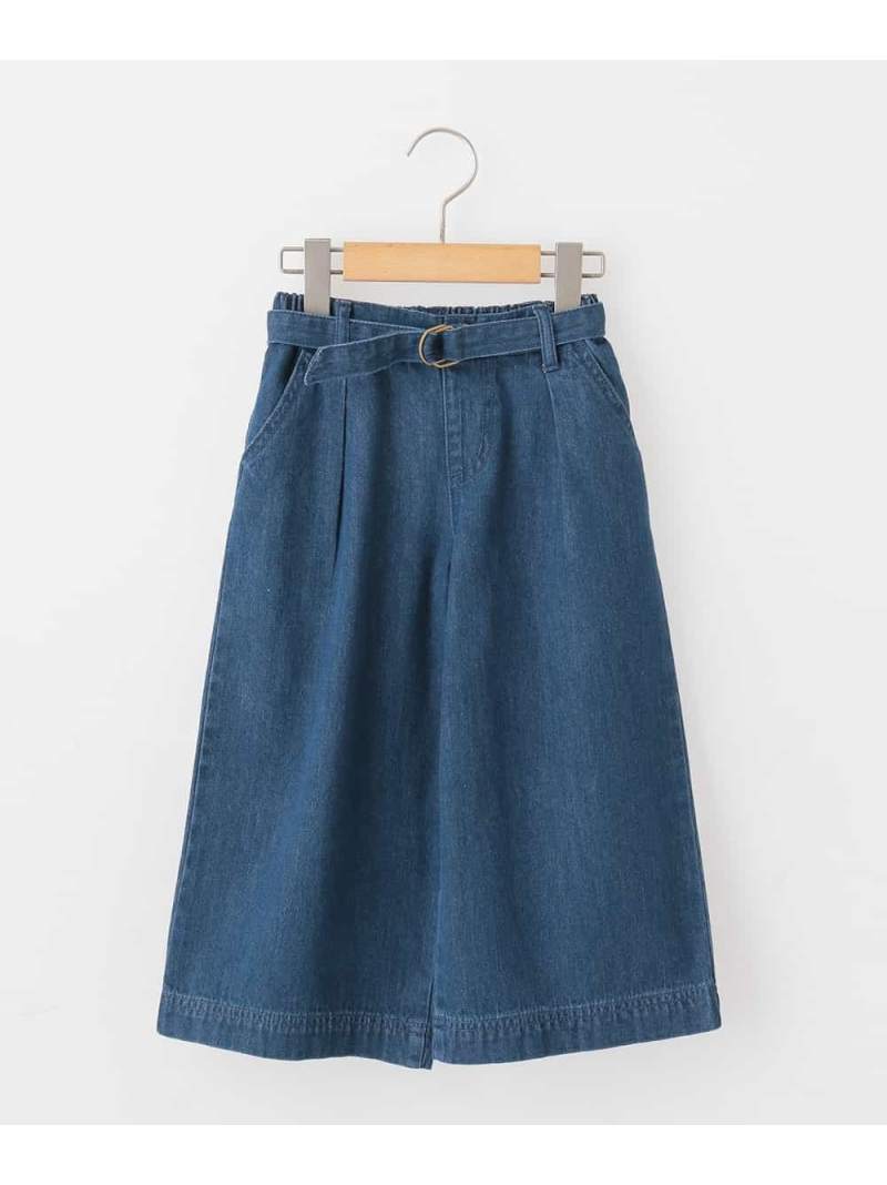 【楽天市場】【SALE／50%OFF】[100-130]ベルト付ワイドパンツ[WEB限定サイズ] a.v.v アー・ヴェ・ヴェ パンツ その他のパンツ ネイビー ブルー【RBA_E ...