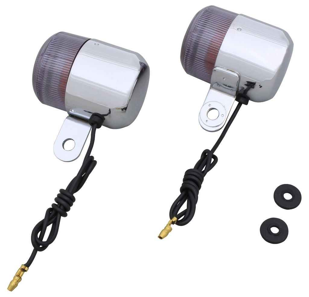 【楽天市場】SHIFT UP ネオクラシックウインカー スモーク 12v/10w 2個セット：淡路二輪カスタムパーツセンター