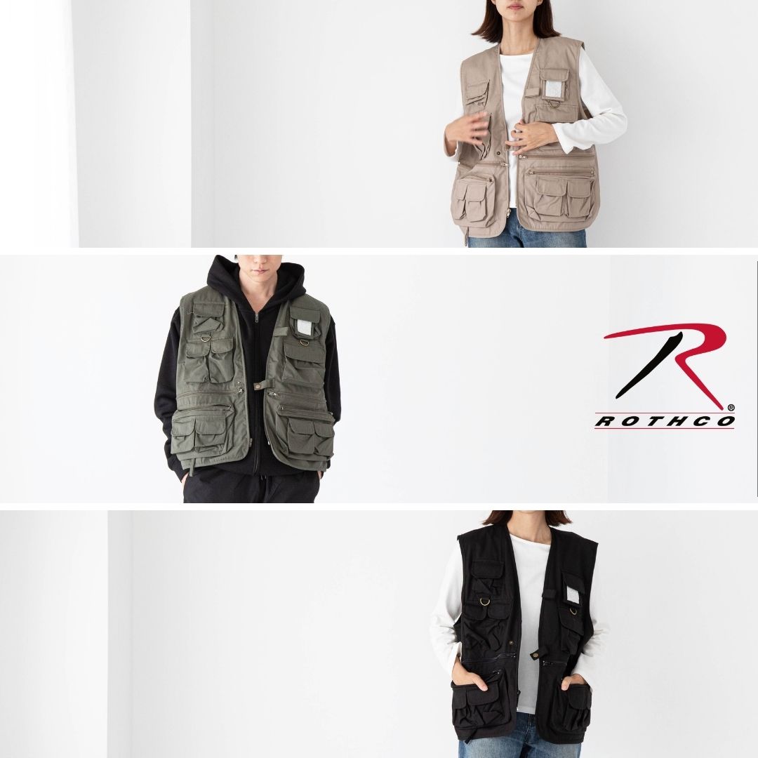 【楽天市場】ROTHCO（ロスコ）Uncle Milty Travel Vest ミリタリートラベルベスト【宅配便対象】ベスト フィッシング ...