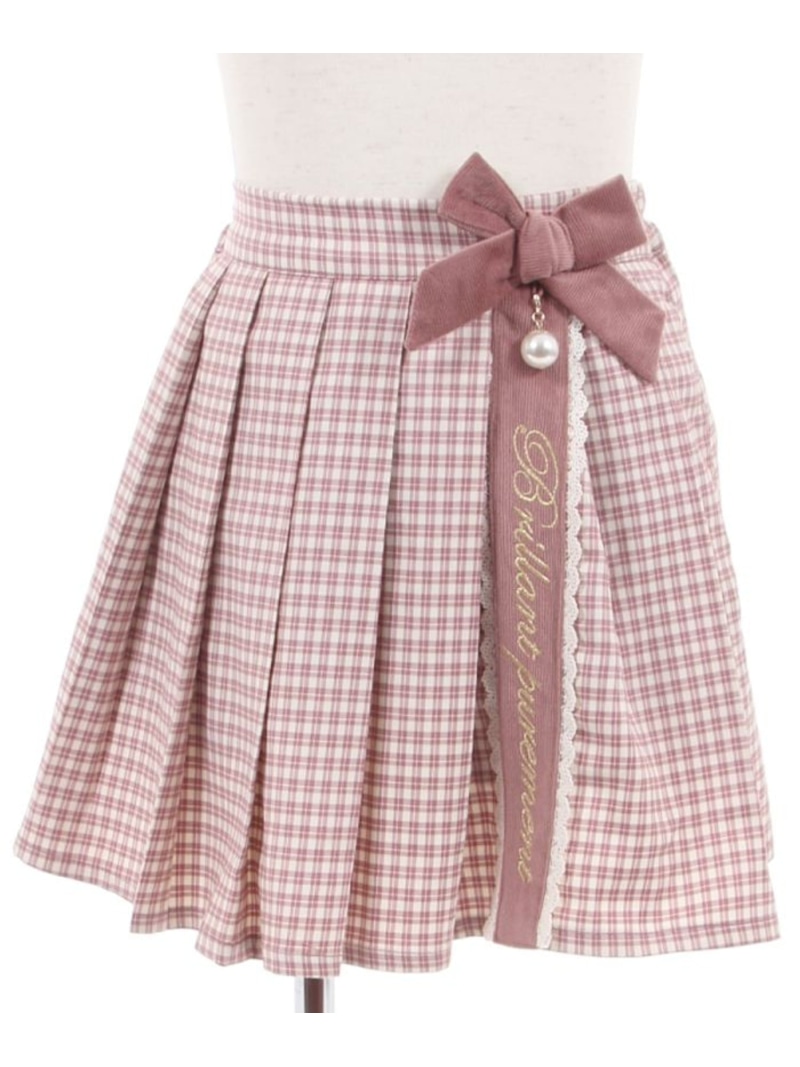 【楽天市場】【SALE／71%OFF】メッセージ刺繍入りスカパン axes femme kids アクシーズファム パンツ その他のパンツ ピンク ベージュ【RBA_E】[Rakuten ...