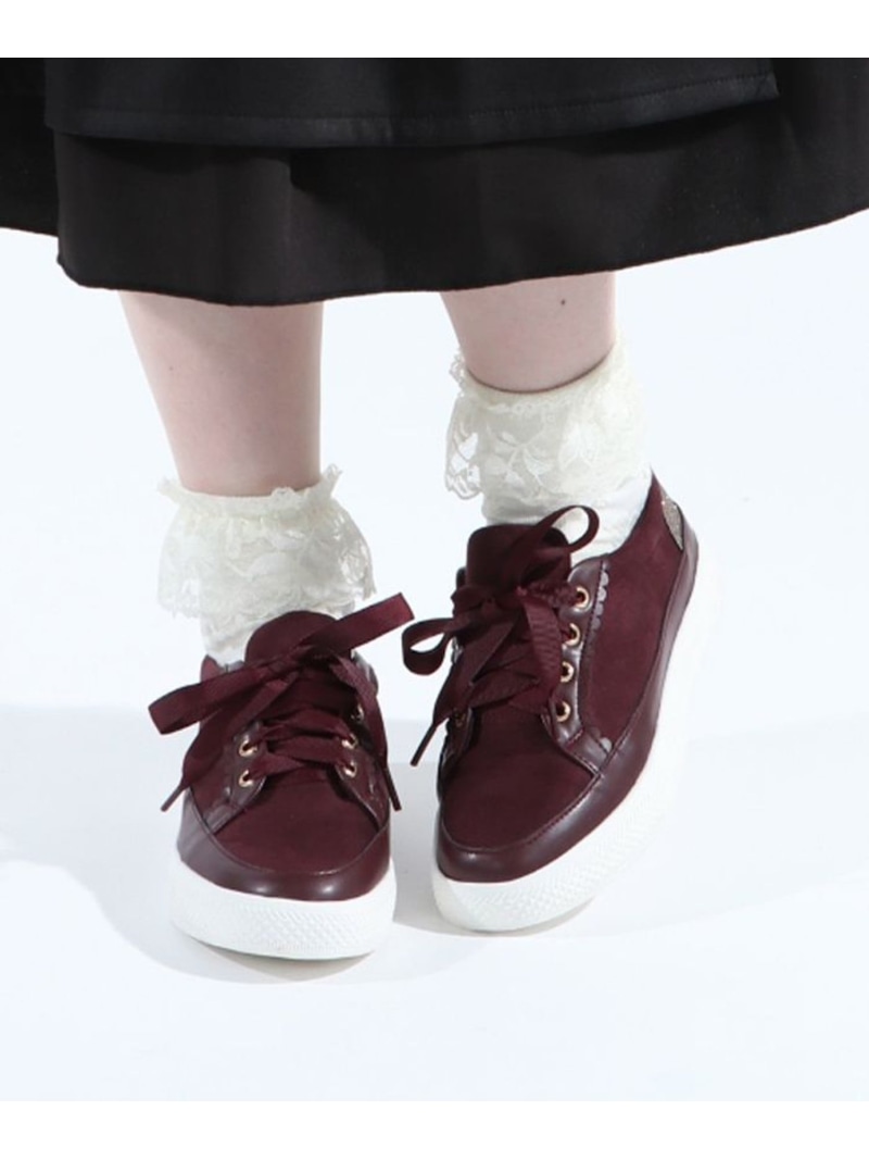 【楽天市場】【SALE／60%OFF】スエードスニーカー axes femme アクシーズファム シューズ・靴 パンプス ブラック レッド グレー【RBA_E】[Rakuten Fashion ...