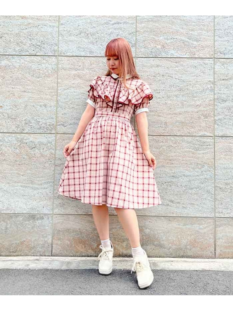 【楽天市場】【SALE／81%OFF】ケープ風デザインOP axes femme POETIQUE アクシーズファム ワンピース・ドレス ワンピース ブラウン ネイビー ピンク【RBA_E ...