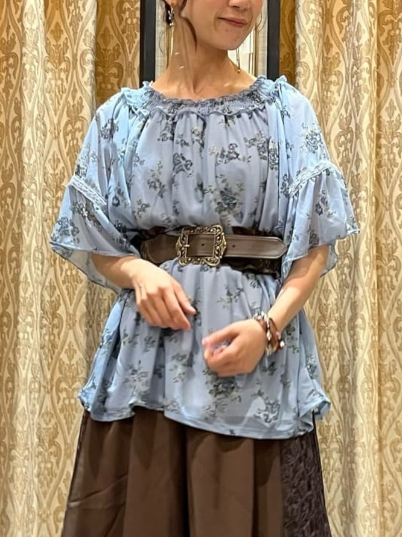 【楽天市場】【SALE／28%OFF】バックシャンエスパンディPO axes femme アクシーズファム トップス カットソー・Tシャツ ベージュ ブルー ホワイト【RBA_E ...