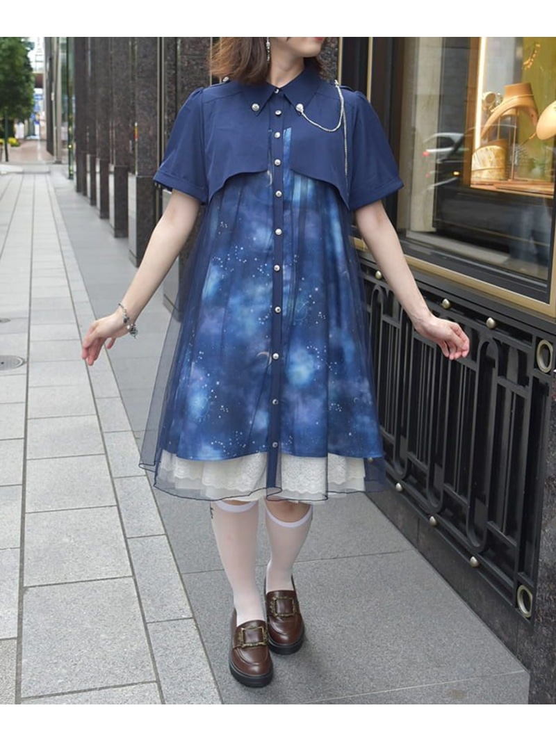 【楽天市場】ステラプリントミニワンピース axes femme アクシーズファム ワンピース・ドレス ワンピース パープル【送料無料】[Rakuten Fashion]：axes femme