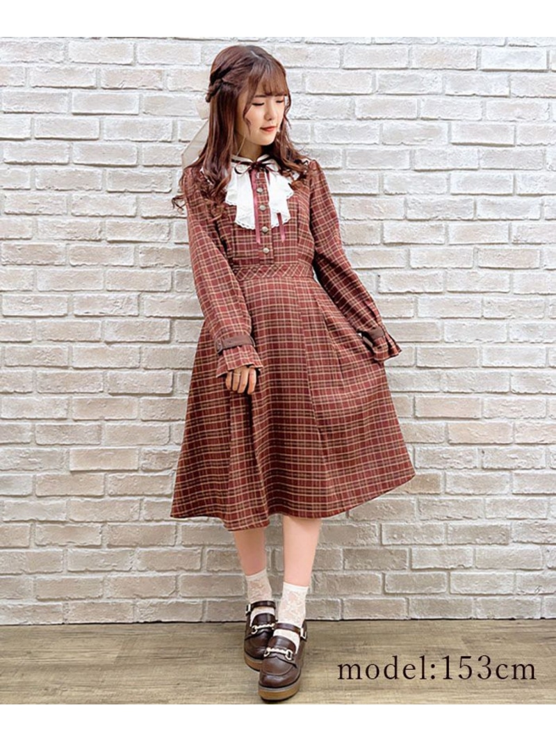 【楽天市場】【SALE／53%OFF】ベルトデザインフリルOP axes femme POETIQUE アクシーズファム ワンピース・ドレス シャツワンピース グレー ブラウン レッド【RBA ...