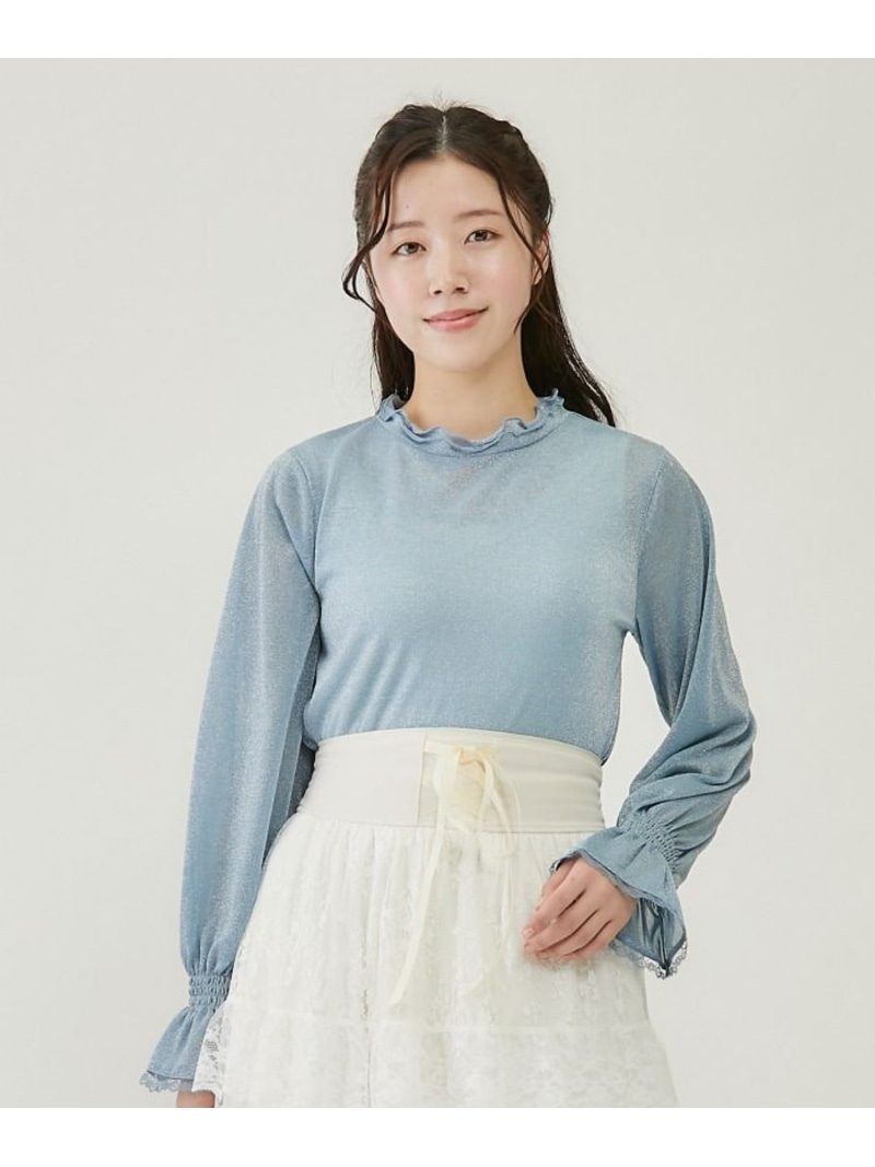 【楽天市場】【SALE／33%OFF】ラメシアーインナー axes femme アクシーズファム トップス カットソー・Tシャツ ブルー シルバー ピンク【RBA_E】[Rakuten ...