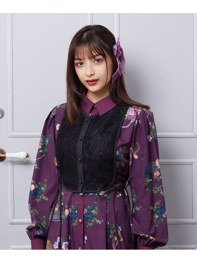 【楽天市場】【SALE／60%OFF】サイドレースアップベスト axes femme POETIQUE アクシーズファム トップス ベスト・ジレ ホワイト ブラック【RBA_E ...