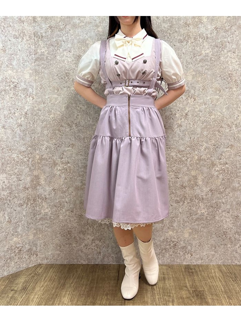 【楽天市場】【SALE／28%OFF】ハーネスデザインスカート axes femme POETIQUE アクシーズファム スカート その他のスカート ピンク グリーン ブラック【RBA_E ...