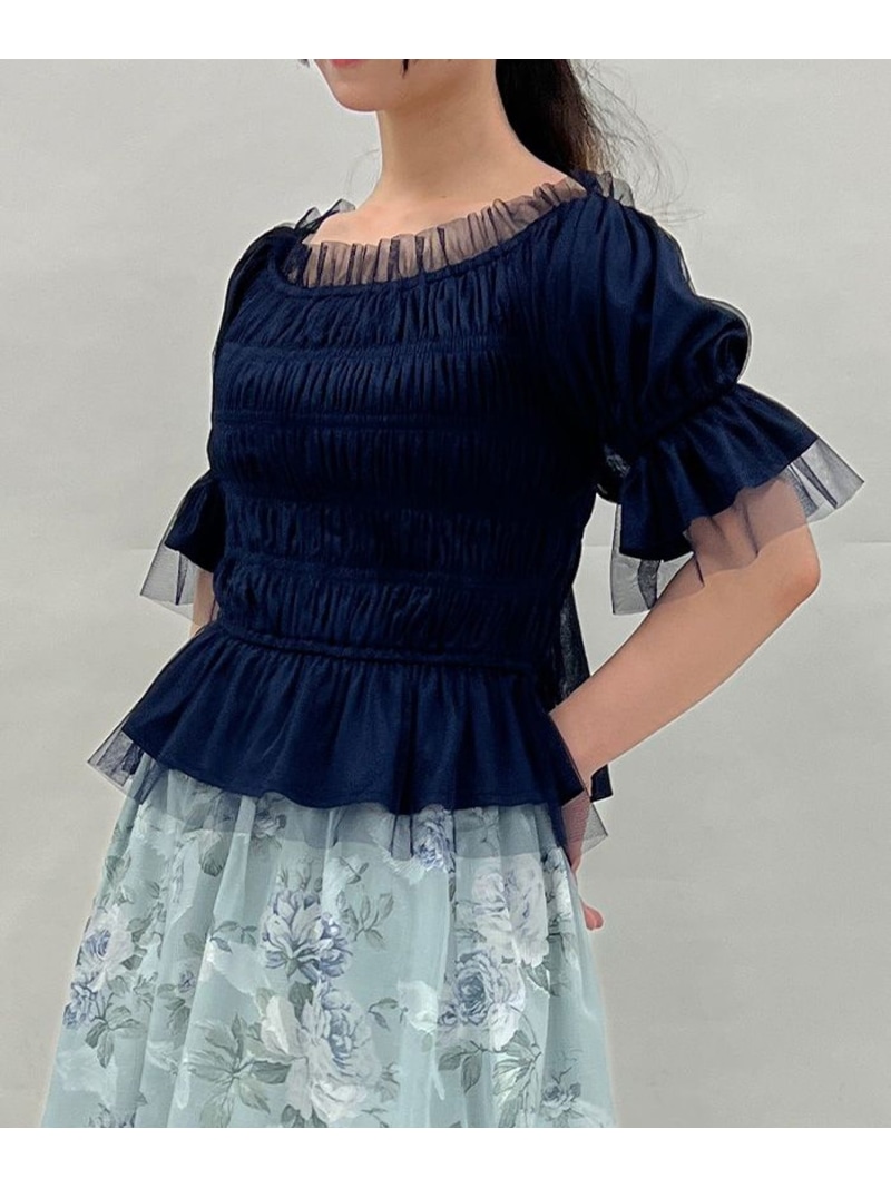 【楽天市場】【SALE／75%OFF】バックリボンシャーリングプルオーバー axes femme アクシーズファム トップス カットソー・Tシャツ ネイビー ホワイト ピンク【RBA_E ...