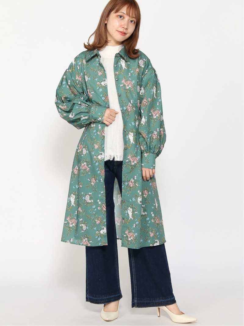 【楽天市場】【SALE／71%OFF】(W)フォレストシャツOP axes femme アクシーズファム ワンピース・ドレス シャツワンピース レッド グリーン グレー【RBA_E ...