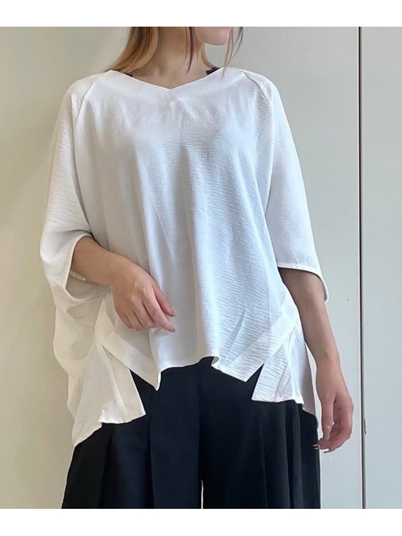 【楽天市場】【SALE／28%OFF】変形ビッグプルオーバー axes femme アクシーズファム トップス カットソー・Tシャツ カーキグリーン ホワイト ブラック【RBA_E ...