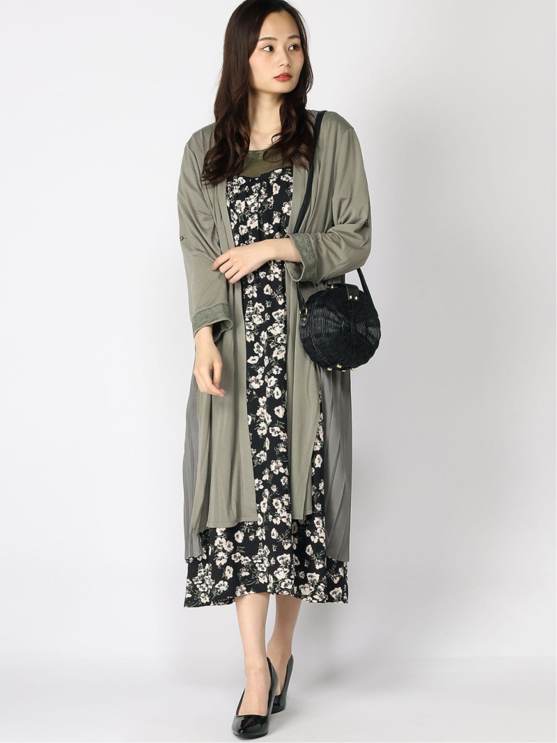 【楽天市場】【SALE／42%OFF】(W)UVカットバックプリーツCD axes femme アクシーズファム トップス カーディガン ...