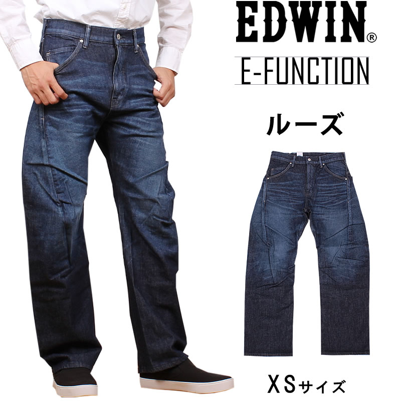 【楽天市場】≪ラスト1点！XSサイズ≫【SALE】E-FUNCTION LOOSE ジーンズ/デニム/ルーズ/立体裁断/ストレッチ/EDWIN/エドウィン/エドウイン/EF04_126 アクス ...