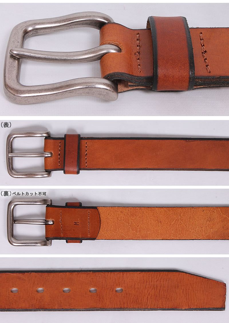 【楽天市場】【ゆうパケット不可】 Leather Belt (レザーベルト)飯田工房/イイダコウボウ/牛革/IIDA--IK4039アクス三信 ...