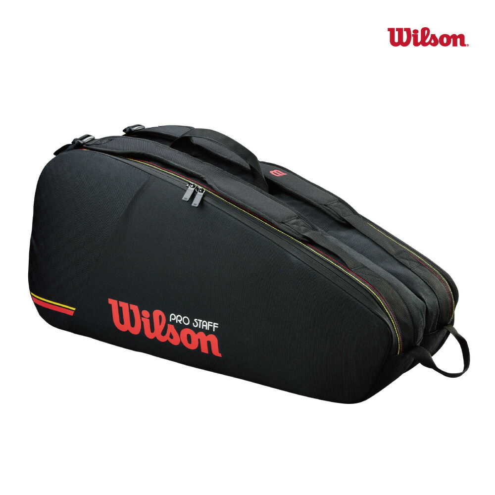 【楽天市場】WILSON Pro Staff Classic Tour 6pk プロスタッフ クラシックツアー6 WR8051801001 ...