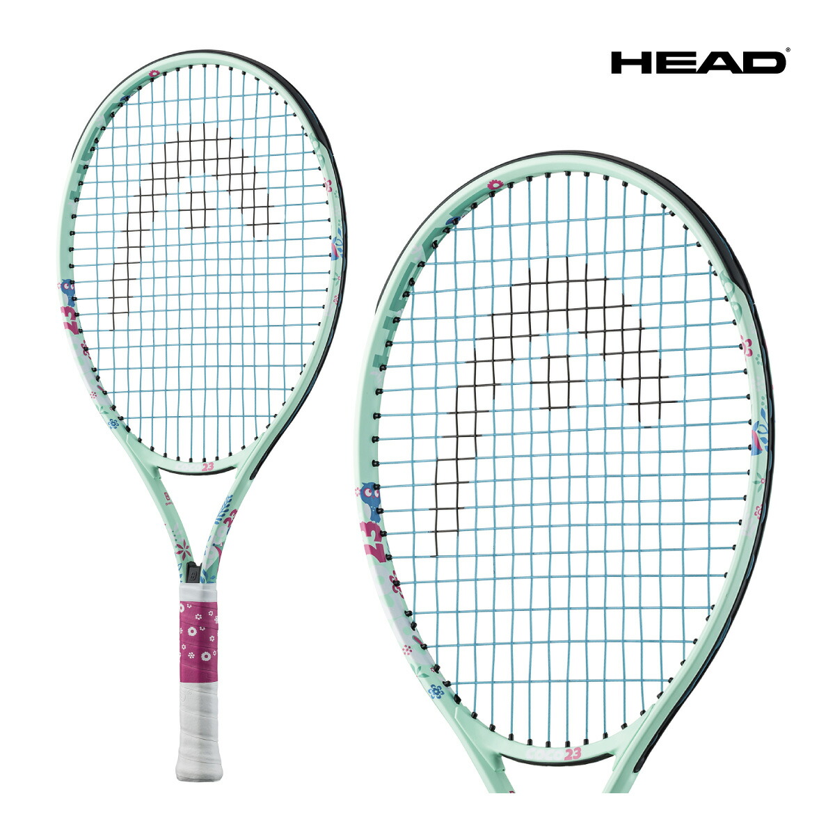 【楽天市場】【スーパーSALE限定！最大500円OFFクーポン】HEAD ココ 23 235814 ヘッド COCO 23 2024SS ジュニア キッズ テニスラケット 国内正規品 張上げ ...