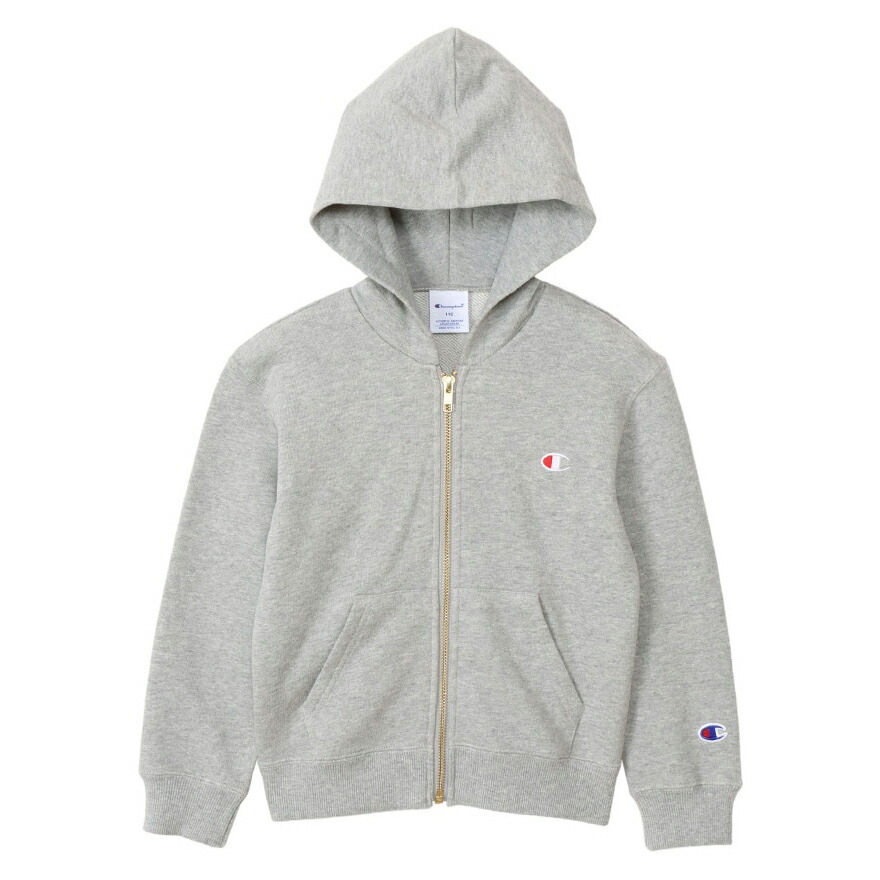 【楽天市場】【マラソン限定！最大1500円OFFクーポン】Champion ZIP HOODED SWEAT オックスフォードグレー 130 ...