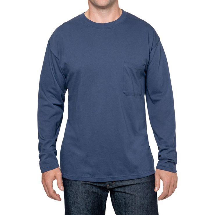 【楽天市場】インセクトシールド 虫よけメンズ長袖ポッケットTシャツ ネイビーM is-554599アウトドア 釣り 旅行用品 キャンプ 登山 ...