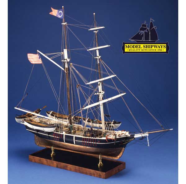 【楽天市場】ModelShipways ケイト・コリー（Kate Cory Whaling Brig Solid Hull, 1:64 ...