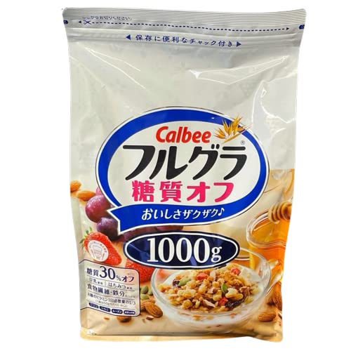 【楽天市場】【販路限定品】カルビー フルグラ 糖質オフ 1000g × 1袋 1kg 大容量 フルーツグラノーラ シリアル 糖質30％オフ 業務用 ロカボ 食品 食材 朝 ごはん ミルク 牛乳 ...