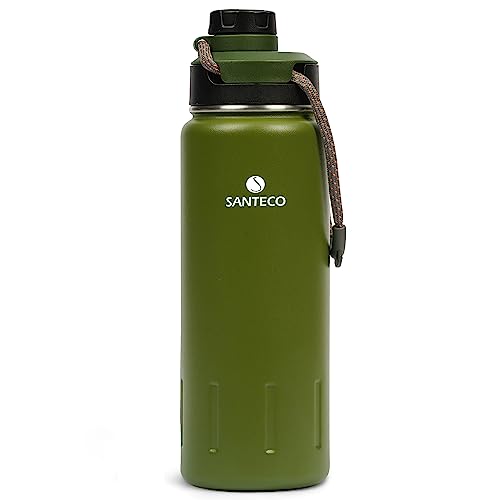 【楽天市場】SANTECO 水筒 KTWOシリーズ 710ml スポーツボトル 保温 保冷 真空断熱 魔法瓶 ステンレスボトル ストラップ付き 直飲み 漏れ防止 持ち運び ごくごく飲める設計 ...