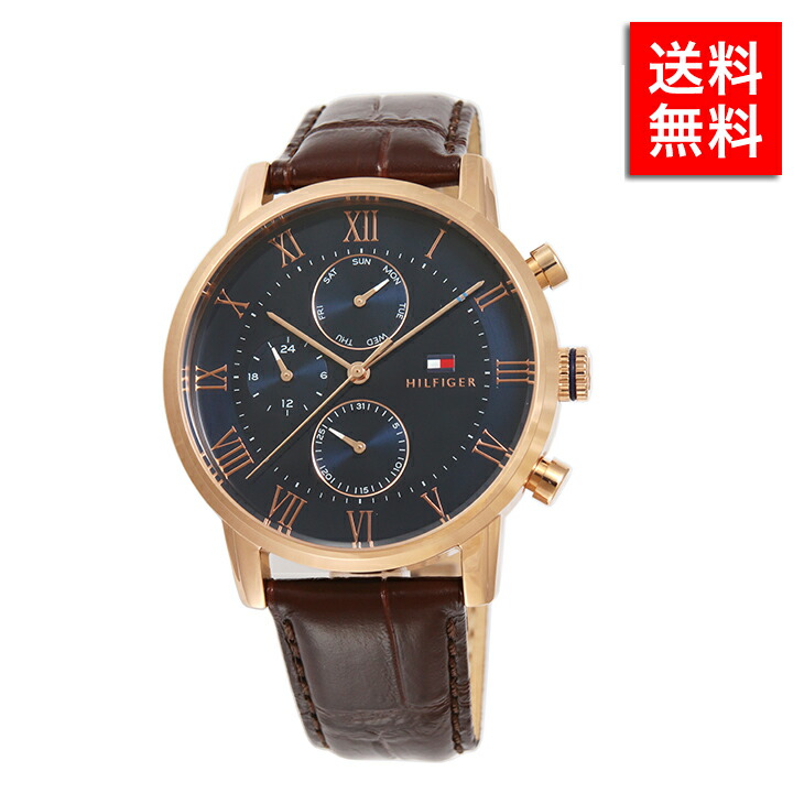 【楽天市場】トミーヒルフィガー TOMMY HILFIGER 腕時計 メンズ マルチファンクション レザーベルト 1791399 プレゼント ...