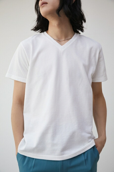 【楽天市場】POPCORN JACQUARD V/N TEE/ポップコーンジャガードVネックTシャツ / AZUL BY MOUSSY ...