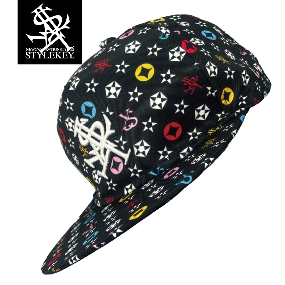 【楽天市場】STYLEKEY(スタイルキー) 総柄スナップバックキャップ MULTI MONO SNAPBACK CAP(SK99ET-SGCP01) ロイヤル ロゴ マルチモノ モノグラム ...