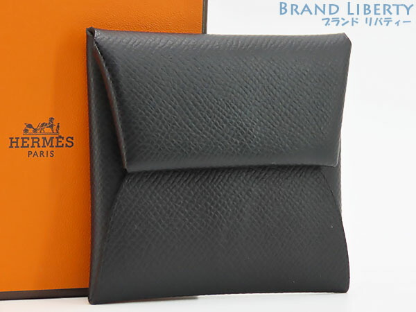 【楽天市場】【ほぼ新品】エルメス HERMES バスティア コインケース コインパース 小銭入れ ノワール ブラック ヴォーエプソン ...