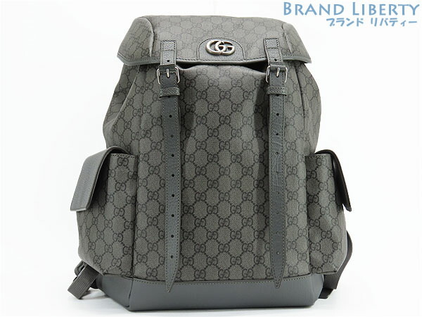 【楽天市場】【未使用】グッチ GUCCI オフィディア GG ミディアム バックパック リュックサック GGスプリーム GGマーモント グレー ...